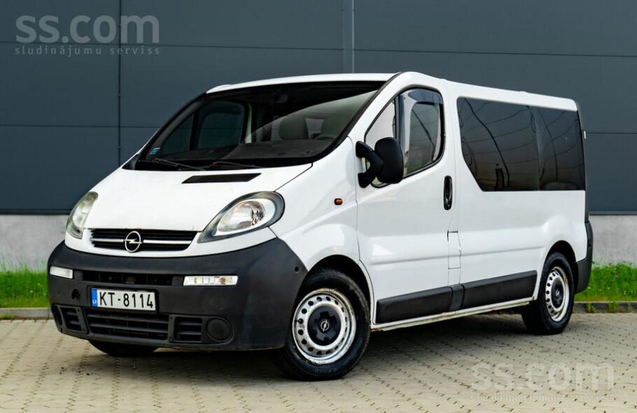 Balts Opel Vivaro 2006 Rīga, ar dzinēja tilpumu 2.50 L un nobraukumu 440 tūkst. km par 4490 €, foto 1 vietnē AUTOMOTO.COM.LV