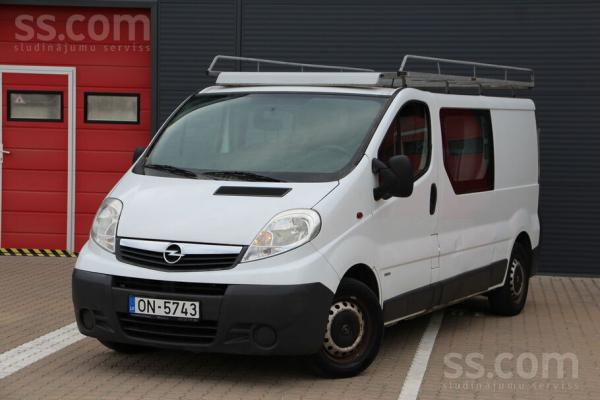 Balts Opel Vivaro 2008 Rīga, ar dzinēja tilpumu 2.00 L un nobraukumu 323 tūkst. km par 6450 €, foto 2 vietnē AUTOMOTO.COM.LV