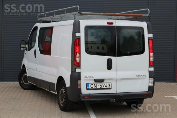 Balts Opel Vivaro 2008 Rīga, ar dzinēja tilpumu 2.00 L un nobraukumu 323 tūkst. km par 6450 €, foto 5 vietnē AUTOMOTO.COM.LV