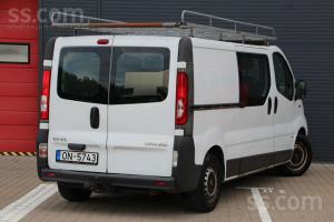 White Opel Vivaro 2008 in Riga, with an engine capacity of 2.00 L and mileage of 323 thousand km for 6450 €, photo 7 on AUTOMOTO.COM.LV