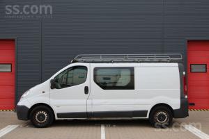White Opel Vivaro 2008 in Riga, with an engine capacity of 2.00 L and mileage of 323 thousand km for 6450 €, photo 9 on AUTOMOTO.COM.LV