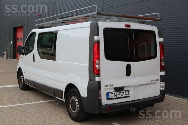 Balts Opel Vivaro 2008 Rīga, ar dzinēja tilpumu 2.00 L un nobraukumu 323 tūkst. km par 6450 €, foto 9 vietnē AUTOMOTO.COM.LV