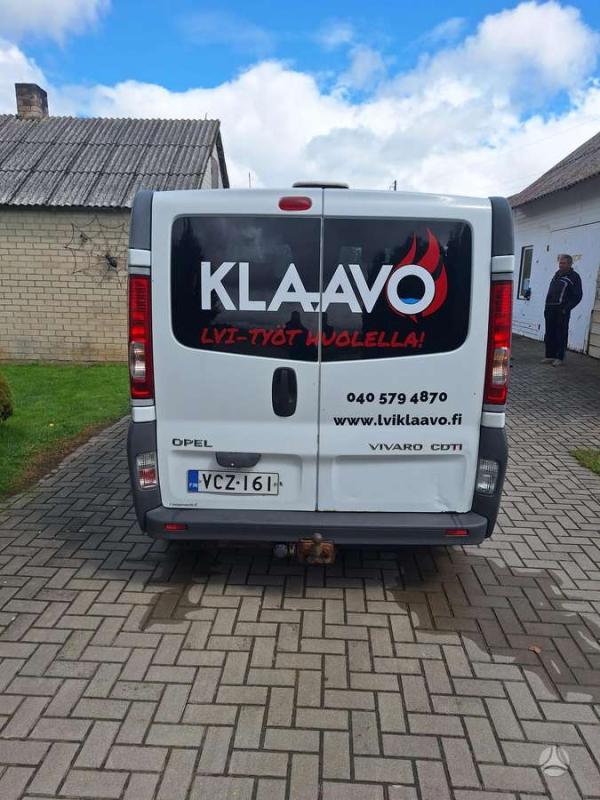 Balts Opel Vivaro 2008 Kauņa, ar dzinēja tilpumu 2.00 L un nobraukumu 352 tūkst. km par 2650 €, foto 7 vietnē AUTOMOTO.COM.LV