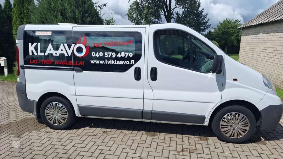 White Opel Vivaro 2008 in Kaunas, with an engine capacity of 2.00 L and mileage of 352 thousand km for 2650 €, photo 14 on AUTOMOTO.COM.LV