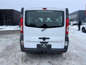 White Opel Vivaro 2011 in Vilnius, with an engine capacity of 2.46 L and mileage of 214 thousand km for 7350 €, photo 6 on AUTOMOTO.COM.LV
