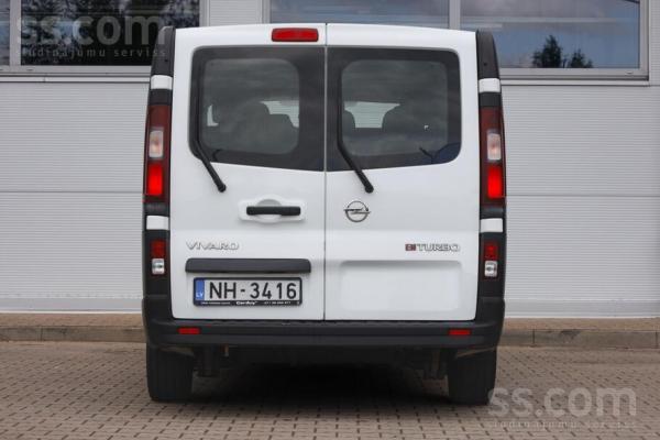 White Opel Vivaro 2016 in Riga, with an engine capacity of 1.60 L and mileage of 0 thousand km for 6995 €, photo 5 on AUTOMOTO.COM.LV