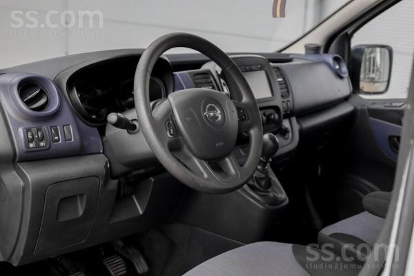 White Opel Vivaro 2016 in Riga, with an engine capacity of 1.60 L and mileage of 0 thousand km for 6995 €, photo 7 on AUTOMOTO.COM.LV