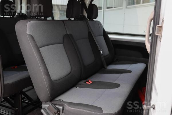 White Opel Vivaro 2016 in Riga, with an engine capacity of 1.60 L and mileage of 0 thousand km for 6995 €, photo 10 on AUTOMOTO.COM.LV