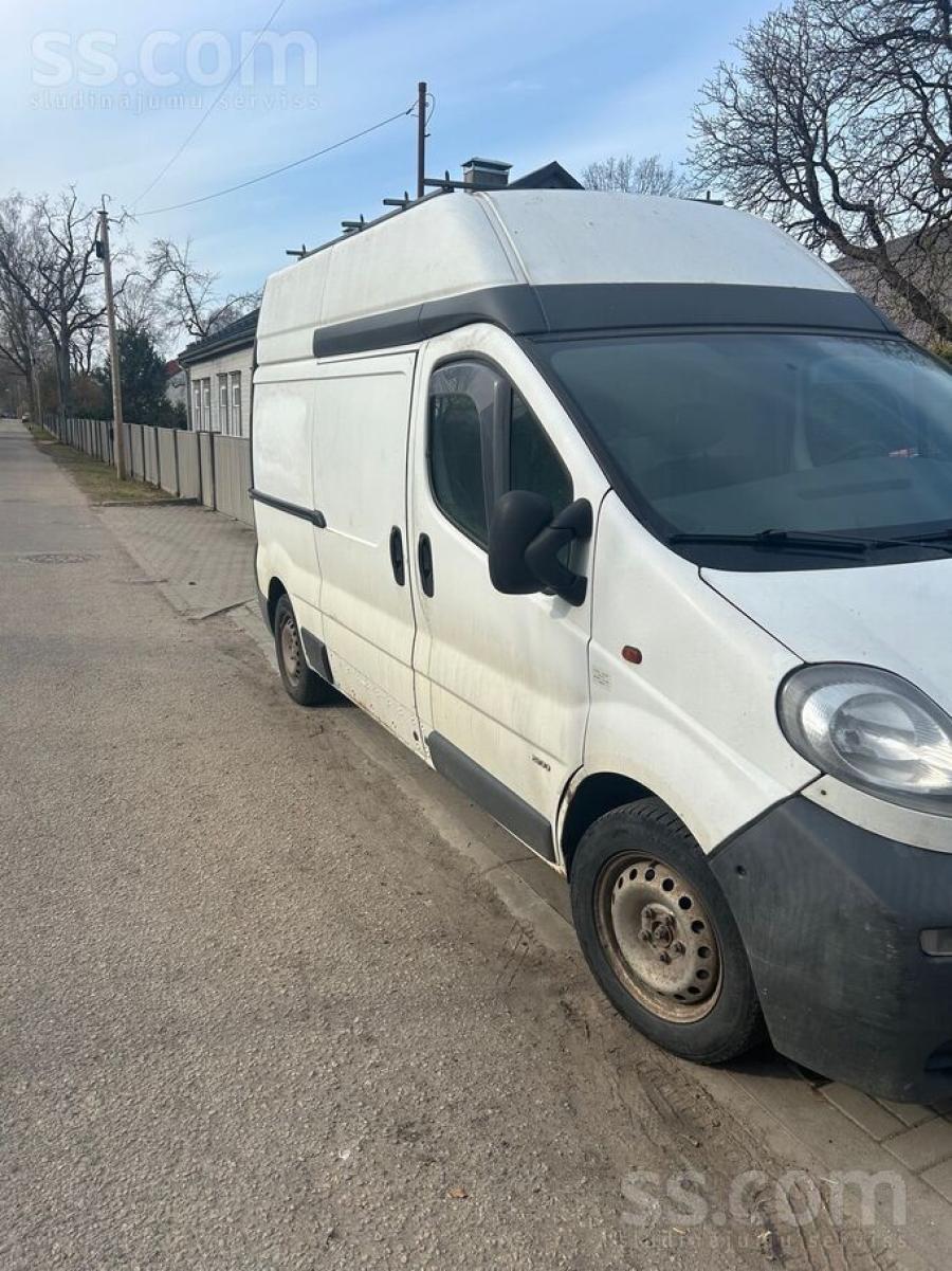 White Opel Vivaro 2007 in Riga, with an engine capacity of 2.00 L and mileage of 336 thousand km for 3300 €, photo 3 on AUTOMOTO.COM.LV