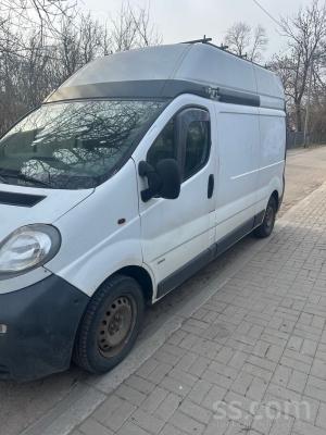 White Opel Vivaro 2007 in Riga, with an engine capacity of 2.00 L and mileage of 336 thousand km for 3300 €, photo 6 on AUTOMOTO.COM.LV