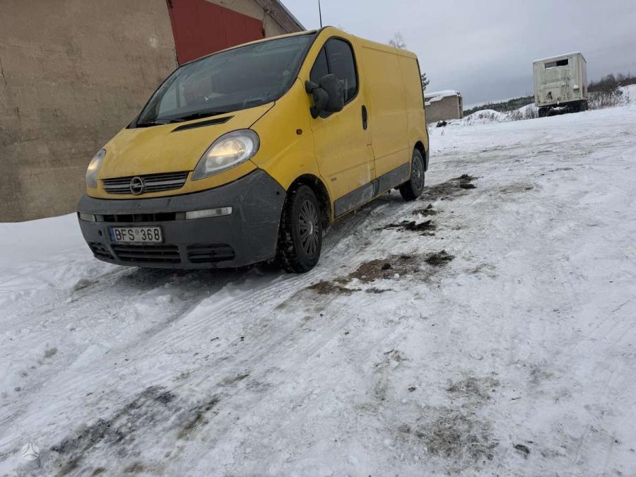 Dzeltens Opel Vivaro 2006 Viļņa, ar dzinēja tilpumu 1.90 L un nobraukumu 216 tūkst. km par 2000 €, foto 1 vietnē AUTOMOTO.COM.LV