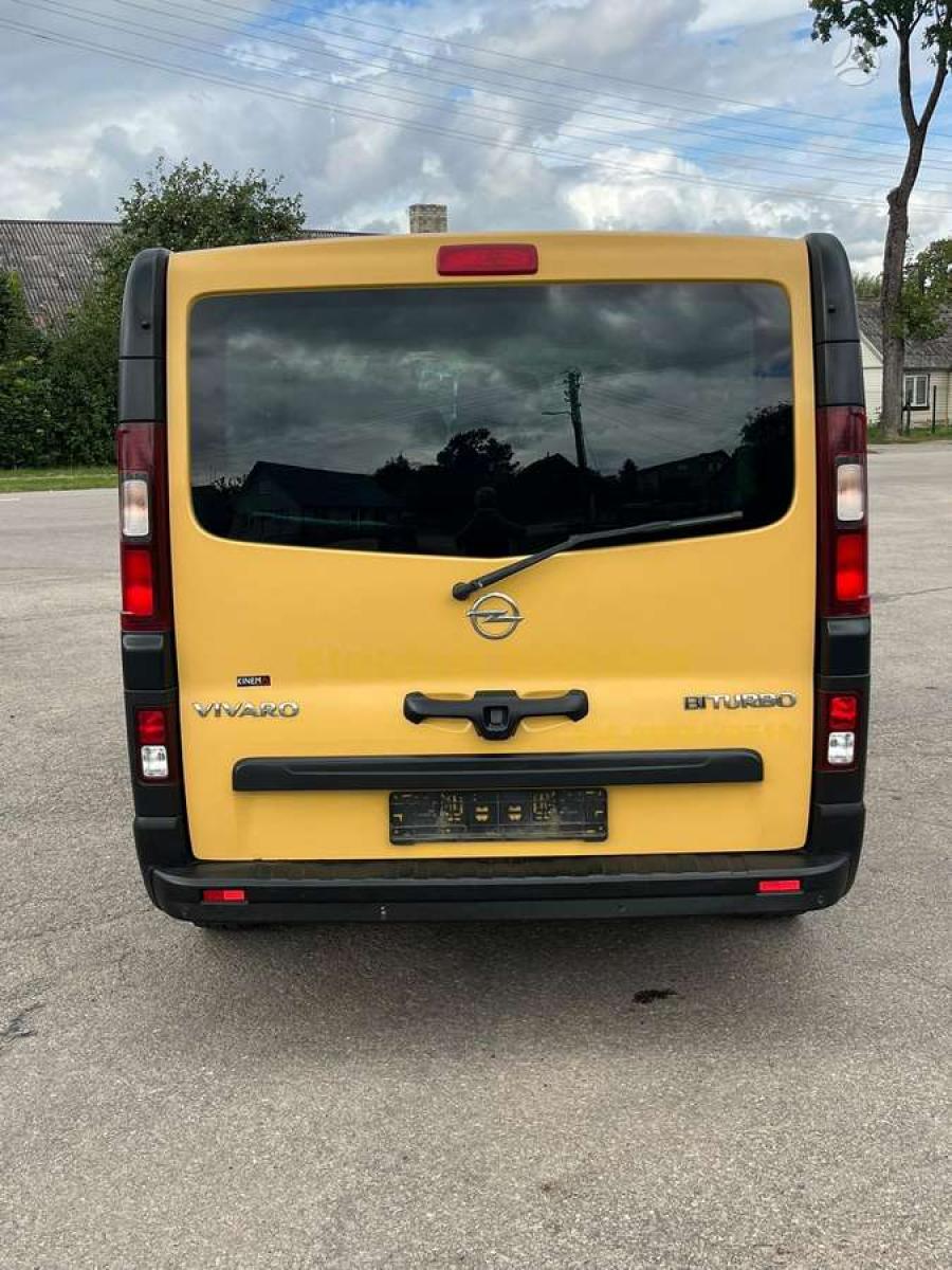 Yellow Opel Vivaro 2018 in Skaudvile, with an engine capacity of 1.60 L and mileage of 173 thousand km for 12500 €, photo 7 on AUTOMOTO.COM.LV