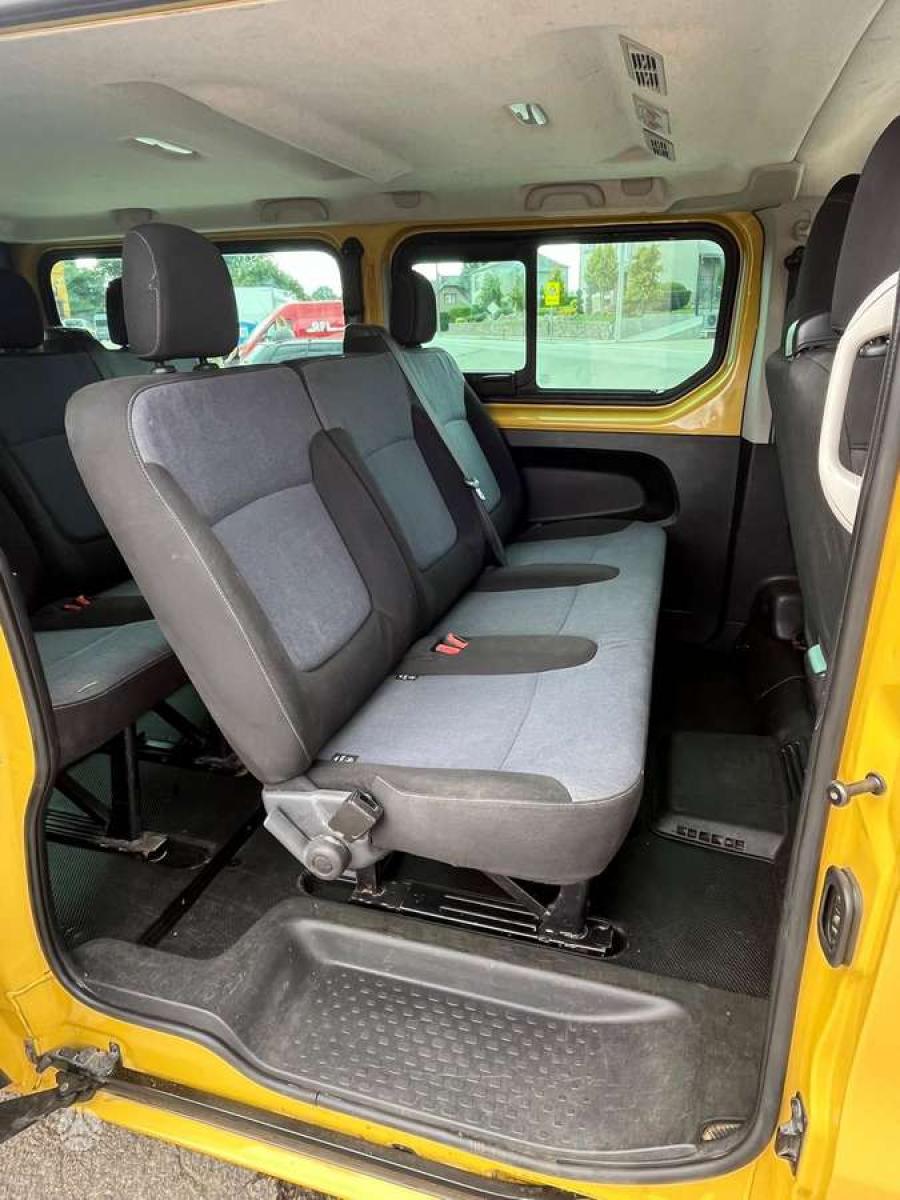 Yellow Opel Vivaro 2018 in Skaudvile, with an engine capacity of 1.60 L and mileage of 173 thousand km for 12500 €, photo 8 on AUTOMOTO.COM.LV