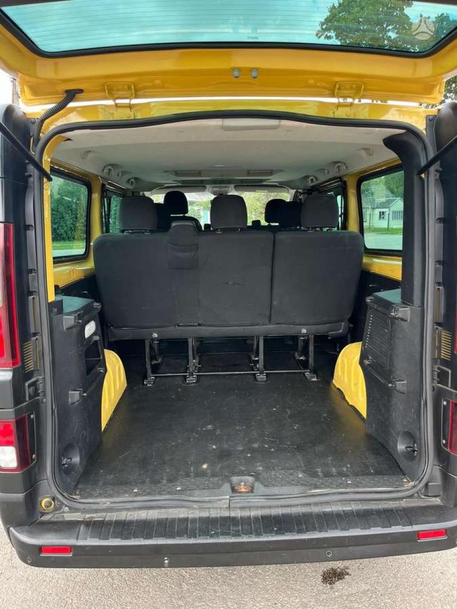 Yellow Opel Vivaro 2018 in Skaudvile, with an engine capacity of 1.60 L and mileage of 173 thousand km for 12500 €, photo 10 on AUTOMOTO.COM.LV