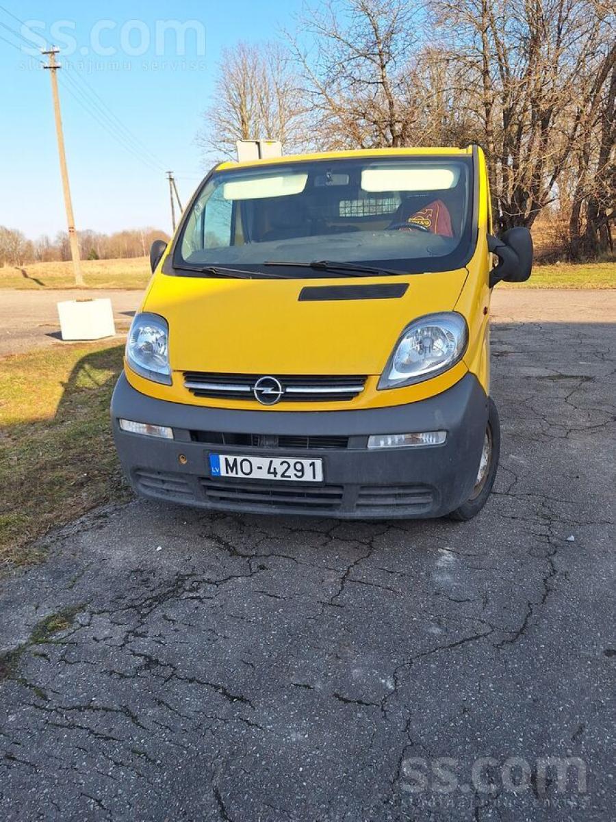 Dzeltens Opel Vivaro 2004 Kuldīga, ar dzinēja tilpumu 1.90 L un nobraukumu 220 tūkst. km par 3000 €, foto 1 vietnē AUTOMOTO.COM.LV