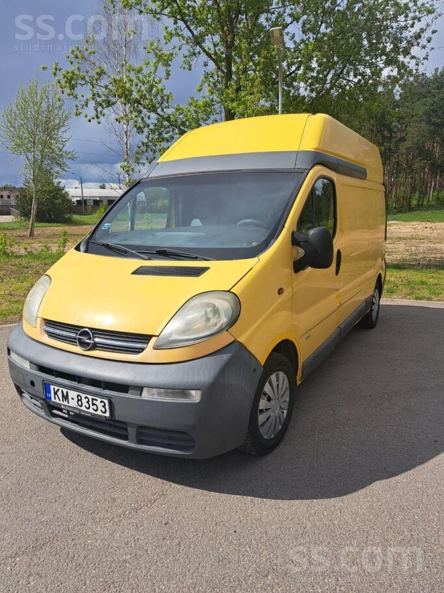 Dzeltens Opel Vivaro 2005 Daugavpils, ar dzinēja tilpumu 1.90 L un nobraukumu 409 tūkst. km par 2550 €, foto 1 vietnē AUTOMOTO.COM.LV
