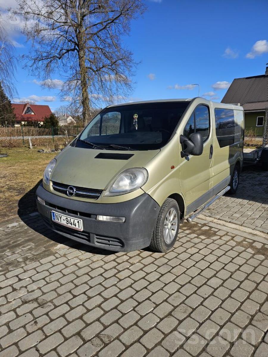 Dzeltens Opel Vivaro 2005 Aizkraukle, ar dzinēja tilpumu 1.90 L un nobraukumu 612 tūkst. km par 3200 €, foto 1 vietnē AUTOMOTO.COM.LV
