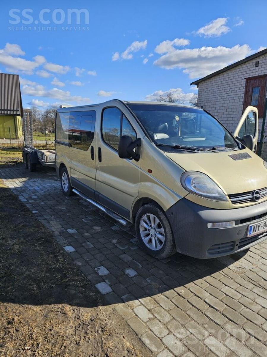 Dzeltens Opel Vivaro 2005 Aizkraukle, ar dzinēja tilpumu 1.90 L un nobraukumu 612 tūkst. km par 3200 €, foto 3 vietnē AUTOMOTO.COM.LV