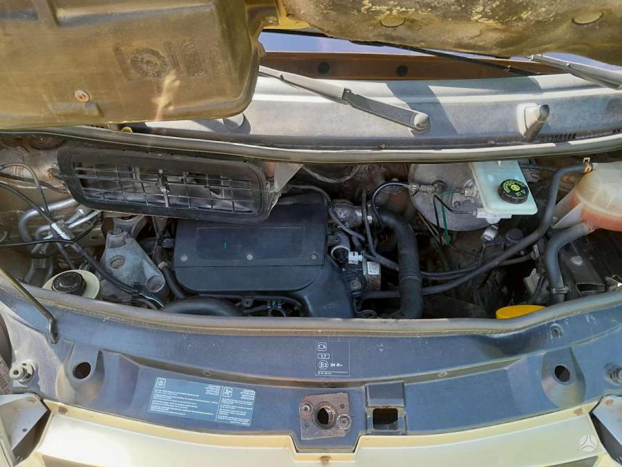 Yellow Opel Vivaro 2007 in Zarasai, with an engine capacity of 1.87 L and mileage of 336 thousand km for 5200 €, photo 5 on AUTOMOTO.COM.LV