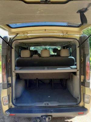 Yellow Opel Vivaro 2007 in Zarasai, with an engine capacity of 1.87 L and mileage of 336 thousand km for 5200 €, photo 11 on AUTOMOTO.COM.LV