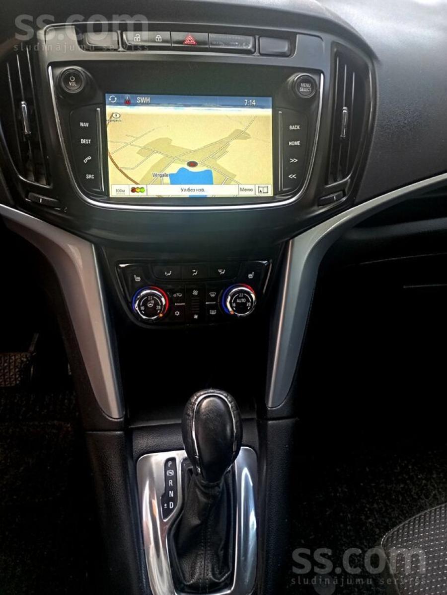 Melns Opel Zafira 2016 Liepāja, ar dzinēja tilpumu 2.00 L un nobraukumu 312 tūkst. km par 7950 €, foto 12 vietnē AUTOMOTO.COM.LV