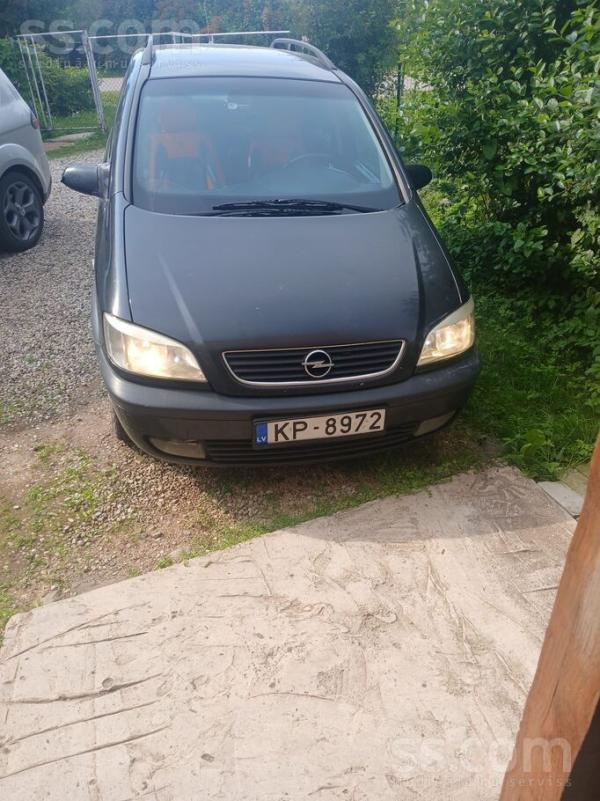 Melns Opel Zafira 1999 Cēsis, ar dzinēja tilpumu 1.80 L un nobraukumu 460 tūkst. km par 650 €, foto 1 vietnē AUTOMOTO.COM.LV