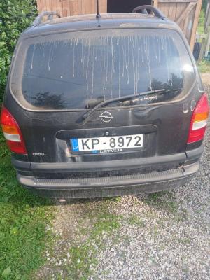 Black Opel Zafira 1999 in Cesis, with an engine capacity of 1.80 L and mileage of 460 thousand km for 650 €, photo 5 on AUTOMOTO.COM.LV
