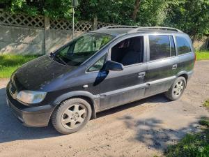 Черный Опель Зафира 2000 в Каунас, объемом двигателя 2.00 л и пробегом 375 тыс. км за 799 €, фото  на AUTOMOTO.COM.LV