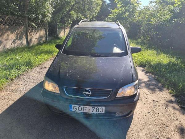 Melns Opel Zafira 2000 Kauņa, ar dzinēja tilpumu 2.00 L un nobraukumu 375 tūkst. km par 799 €, foto 2 vietnē AUTOMOTO.COM.LV