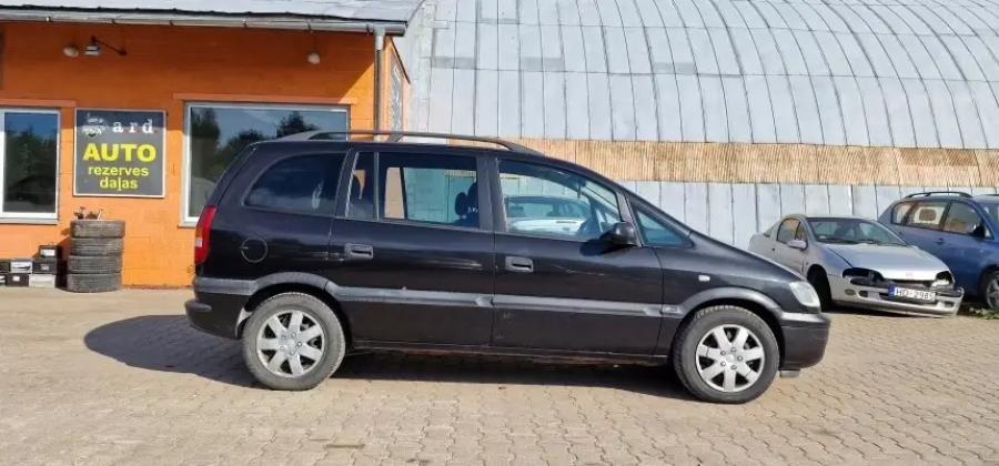 Melns Opel Zafira 2000 Valmiera, ar dzinēja tilpumu 2.00 L un nobraukumu 300 tūkst. km par 1150 €, foto 3 vietnē AUTOMOTO.COM.LV
