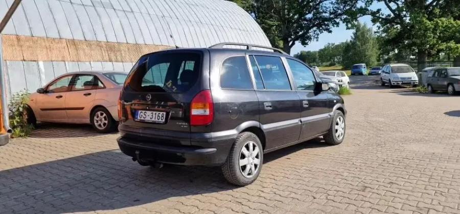 Melns Opel Zafira 2000 Valmiera, ar dzinēja tilpumu 2.00 L un nobraukumu 300 tūkst. km par 1150 €, foto 4 vietnē AUTOMOTO.COM.LV