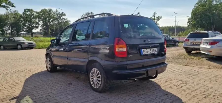Melns Opel Zafira 2000 Valmiera, ar dzinēja tilpumu 2.00 L un nobraukumu 300 tūkst. km par 1150 €, foto 6 vietnē AUTOMOTO.COM.LV