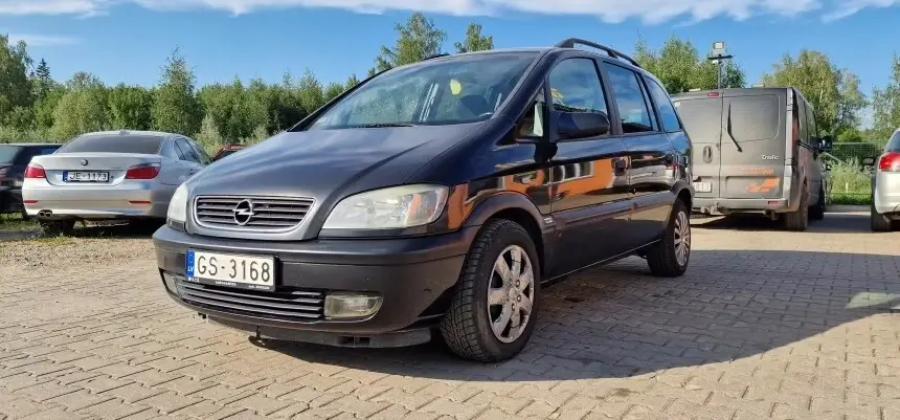 Melns Opel Zafira 2000 Valmiera, ar dzinēja tilpumu 2.00 L un nobraukumu 300 tūkst. km par 1150 €, foto 8 vietnē AUTOMOTO.COM.LV