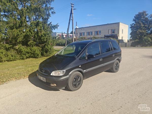 Melns Opel Zafira 2001 Jonava, ar dzinēja tilpumu 1.60 L un nobraukumu 200 tūkst. km par 850 €, foto 2 vietnē AUTOMOTO.COM.LV