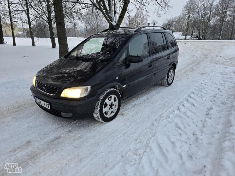 Melns Opel Zafira 2001 Radviliškis, ar dzinēja tilpumu 2.00 L un nobraukumu 419 tūkst. km par 1050 €, foto 1 vietnē AUTOMOTO.COM.LV
