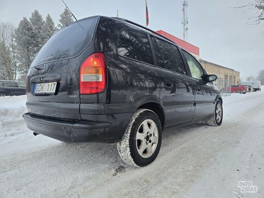 Melns Opel Zafira 2001 Radviliškis, ar dzinēja tilpumu 2.00 L un nobraukumu 419 tūkst. km par 1050 €, foto 7 vietnē AUTOMOTO.COM.LV