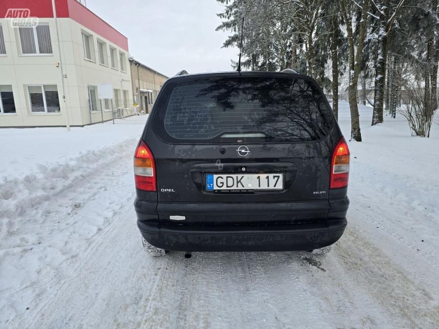 Melns Opel Zafira 2001 Radviliškis, ar dzinēja tilpumu 2.00 L un nobraukumu 419 tūkst. km par 1050 €, foto 10 vietnē AUTOMOTO.COM.LV