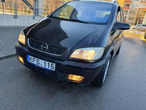Melns Opel Zafira 2001 Šauļi, ar dzinēja tilpumu 1.80 L un nobraukumu 242 tūkst. km par 1450 €, foto 3 vietnē AUTOMOTO.COM.LV