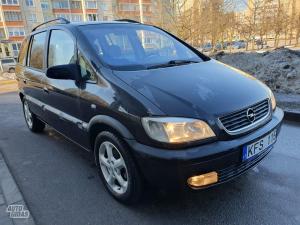 Melns Opel Zafira 2001 Šauļi, ar dzinēja tilpumu 1.80 L un nobraukumu 242 tūkst. km par 1450 €, foto 5 vietnē AUTOMOTO.COM.LV