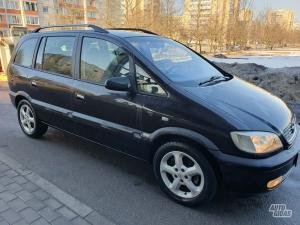 Melns Opel Zafira 2001 Šauļi, ar dzinēja tilpumu 1.80 L un nobraukumu 242 tūkst. km par 1450 €, foto 6 vietnē AUTOMOTO.COM.LV