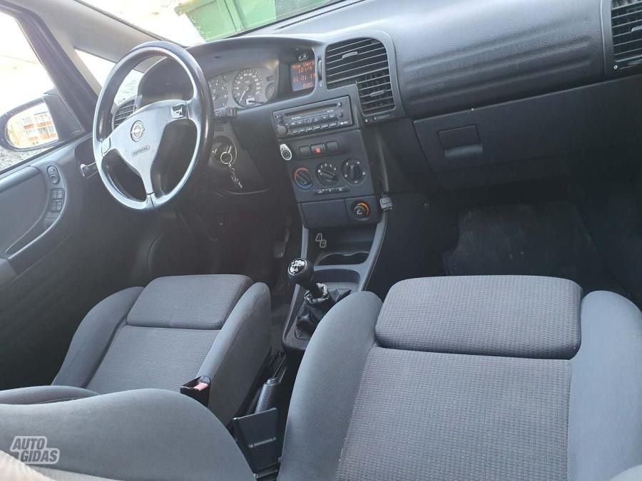 Melns Opel Zafira 2001 Šauļi, ar dzinēja tilpumu 1.80 L un nobraukumu 242 tūkst. km par 1450 €, foto 11 vietnē AUTOMOTO.COM.LV