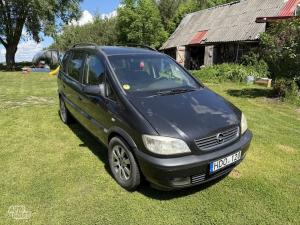 Black Opel Zafira 2001 in Alytus, with an engine capacity of 2.00 L and mileage of 287 thousand km for 550 €, photo 7 on AUTOMOTO.COM.LV
