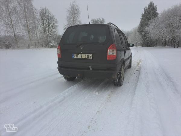Melns Opel Zafira 2002 Ukmergė, ar dzinēja tilpumu 2.20 L un nobraukumu 386 tūkst. km par 990 €, foto 5 vietnē AUTOMOTO.COM.LV