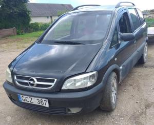 Melns Opel Zafira 2002 Pakruojis, ar dzinēja tilpumu 2.17 L un nobraukumu 274 tūkst. km par 450 €, foto  vietnē AUTOMOTO.COM.LV