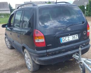 Melns Opel Zafira 2002 Pakruojis, ar dzinēja tilpumu 2.17 L un nobraukumu 274 tūkst. km par 450 €, foto 6 vietnē AUTOMOTO.COM.LV