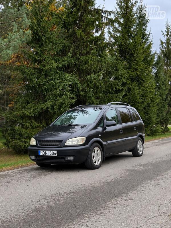 Melns Opel Zafira 2002 Viļņa, ar dzinēja tilpumu 2.00 L un nobraukumu 300 tūkst. km par 700 €, foto 5 vietnē AUTOMOTO.COM.LV