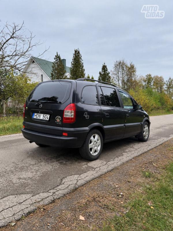 Melns Opel Zafira 2002 Viļņa, ar dzinēja tilpumu 2.00 L un nobraukumu 300 tūkst. km par 700 €, foto 6 vietnē AUTOMOTO.COM.LV