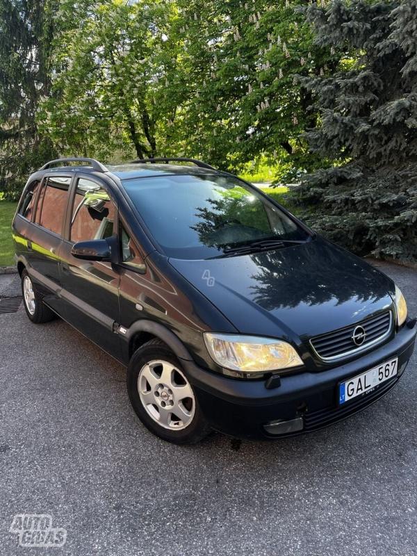 Black Opel Zafira 2003 in Vilnius, with an engine capacity of 2.00 L and mileage of 270 thousand km for 600 €, photo 7 on AUTOMOTO.COM.LV
