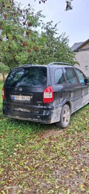 Melns Opel Zafira 2003 Liepāja, ar dzinēja tilpumu 2.20 L un nobraukumu 333 tūkst. km par 300 €, foto 3 vietnē AUTOMOTO.COM.LV