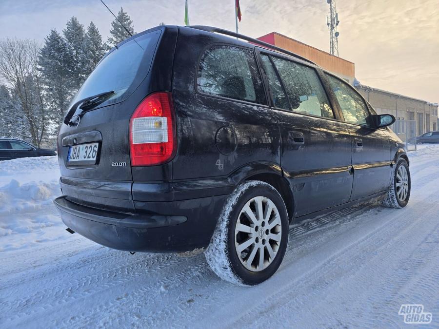 Melns Opel Zafira 2004 Radviliškis, ar dzinēja tilpumu 2.00 L un nobraukumu 329 tūkst. km par 1050 €, foto 7 vietnē AUTOMOTO.COM.LV